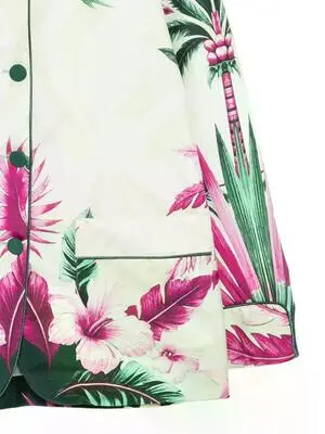F.R.S FOR RESTLESS SLEEPERS Floral-print Jacket - Green