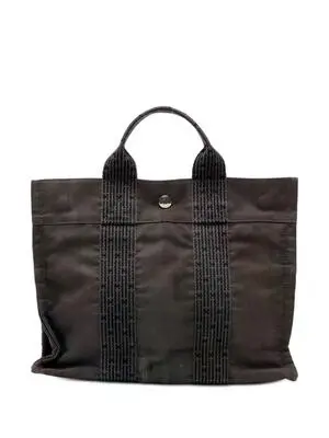 Hermès Herline Pm Tote Bag Canvas 1990-2010 - Grey