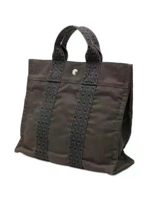 Hermès Herline Pm Tote Bag Canvas 1990-2010 - Grey