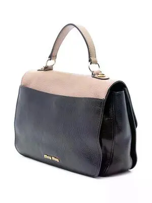 Miu Miu 2010-2026 Goatskin Madras Satchel