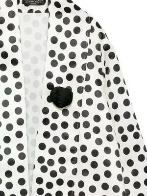 Chiara Boni La Petite Robe Polka-dot Oversize Coat