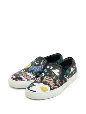 ANYA HINDMARCH Leather Slip-on Sneakers