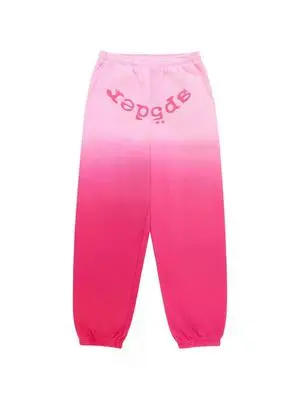 SP5DER Ombre-effect Track Pants - Pink