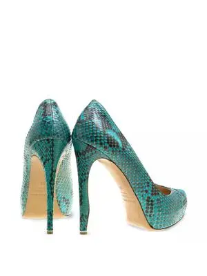 NICHOLAS KIRKWOOD Python Leather Pumps
