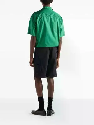 Prada Short-sleeved Light Re-nylon Shirt - Green