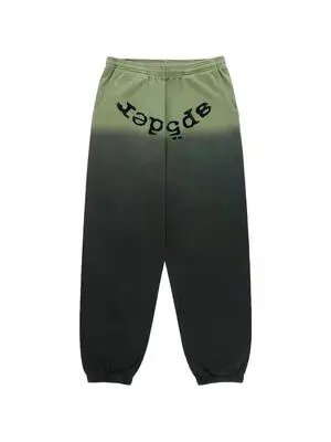 SP5DER Ombre-effect Track Pants - Black