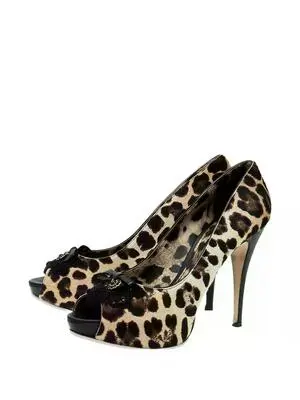 Dolce & Gabbana 120mm Leopard-print Pumps