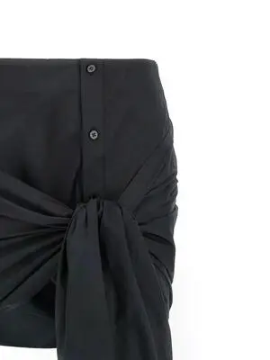 Attico Knot-detail Mini Skirt