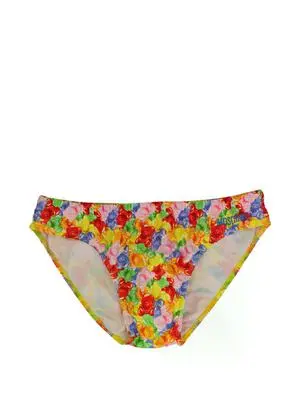 Moschino Bear-print Swim Trunks - Yellow