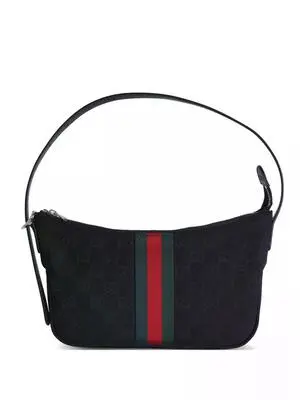 Gucci Striped Shoulder Bag - Black