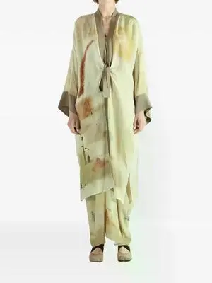 YANGKEHAN Tie-front Cape