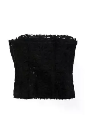 Akris Floral Corsage Top