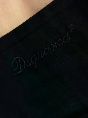 Dsquared2 Square-neck Slit Maxi Dress
