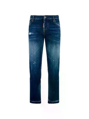 Dsquared2 Belt-loop Distressed Jeans - Blue
