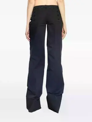 Dsquared2 Buttoned Drawstring Trousers - Blue