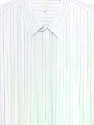SUNFLOWER New Base Striped Shirt - White