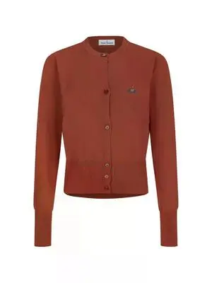 VIVIENNE WESTWOOD Bea Button Embroidered Cardigan - Brown