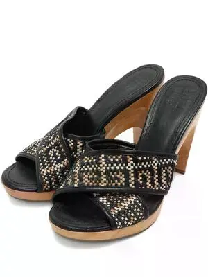 Givenchy Woven Heel Platform Sandals