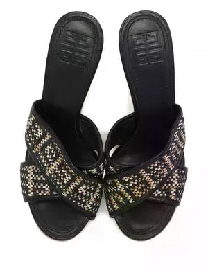 Givenchy Woven Heel Platform Sandals