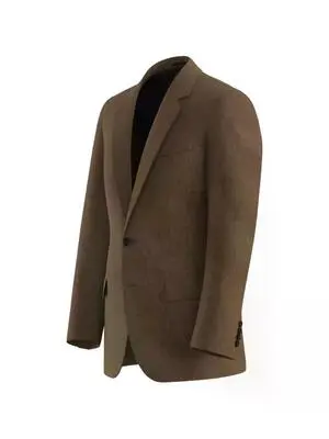 BOSS X Beckham Flap Pocket Blazer - Brown