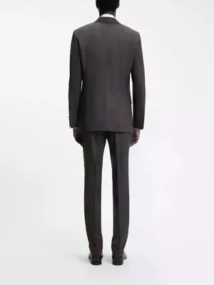 BOSS X Beckham Flap Pocket Blazer - Brown