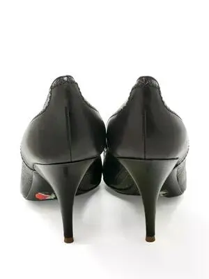Burberry Fringe Leather Pumps