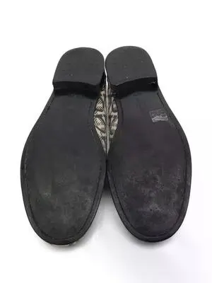 FERRAGAMO Gancini Canvas Loafers