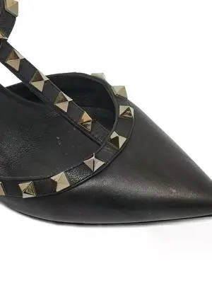 Valentino Garavani Rockstud Leather Pumps - Black