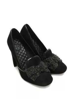 Tory Burch Carissa Bow Suede Pumps