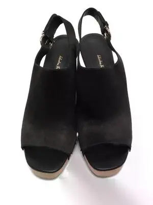 FERRAGAMO Wedge Slingback Sandals