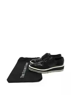 Prada Platform Leather Derby Shoes