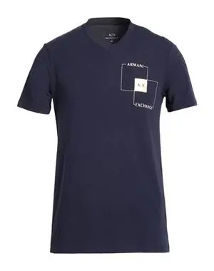 Armani Exchange T-shirt Size Cotton, Elastane - Navy