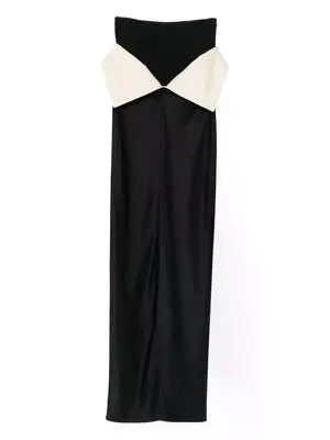 Nanushka Folded Waistline Maxi Skirt