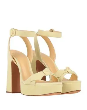 ALEXANDRE BIRMAN Sandals In Leather - Yellow