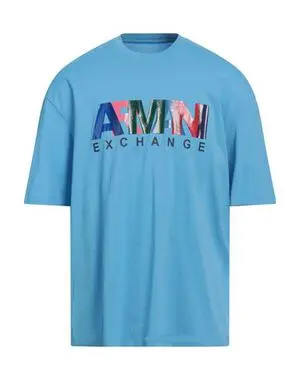 Armani Exchange T-shirt Azure Size Cotton - Blue