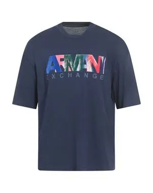 Armani Exchange T-shirt Size Cotton - Navy