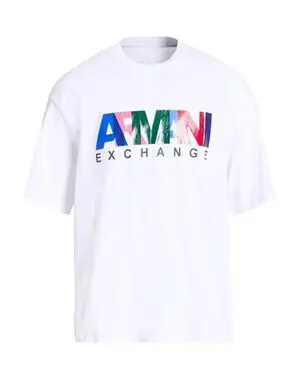 Armani Exchange T-shirt Azure Size Cotton - White