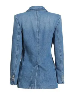 Versace Single-breasted Denim Blazer