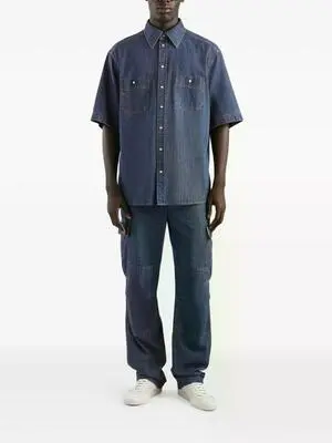 Dolce & Gabbana Plaque Elasticated Denim Trousers