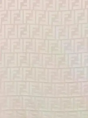 Fendi Logo Rectangular Scarf - Neutrals