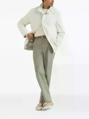 Brunello Cucinelli Malfile Cotton English Rib Sweater - Neutrals
