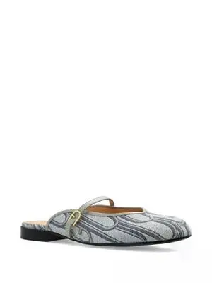 Furla Etoile Strap-detail Leather Mules