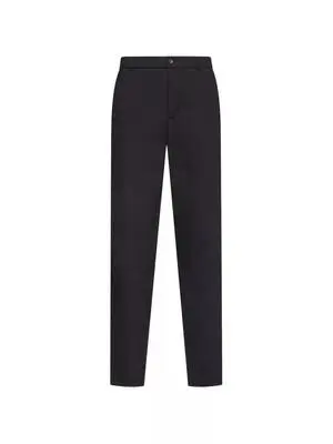 Moncler Technical Linen Trousers - Blue