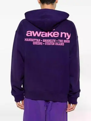 AWAKE NY Logo Hoodie - Purple