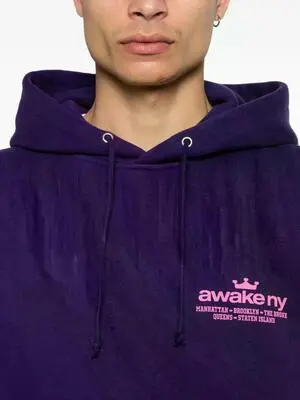 AWAKE NY Logo Hoodie - Purple