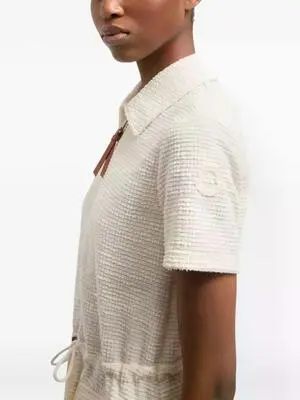 Moncler Bouclé Mini Dress - Neutrals