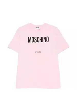 Moschino Logo-detail T-shirt - Pink