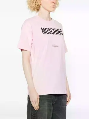 Moschino Logo-detail T-shirt - Pink