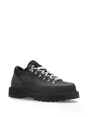 Diemme Cornaro Gomma Leather Sneakers - Black