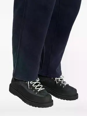 Diemme Cornaro Gomma Leather Sneakers - Black